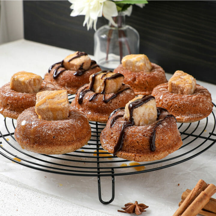 Easy Baked Churro Donuts with Cinnamon Sugar