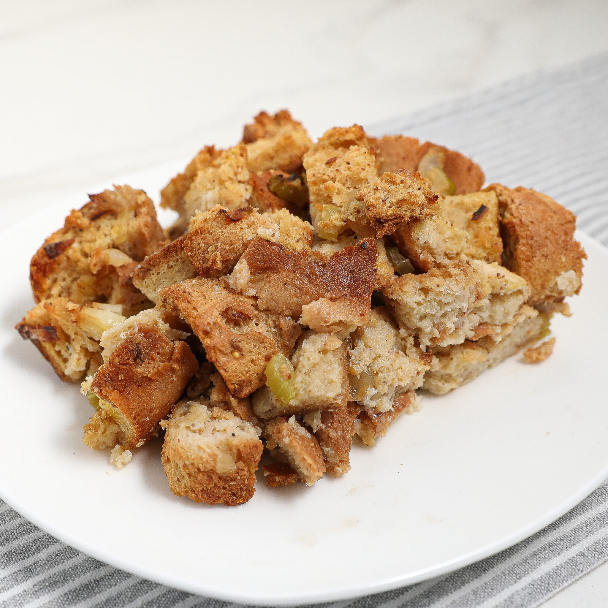Herb Bread Stuffing - The Salty Cooker – Flavorful, Simple Recipes for ...