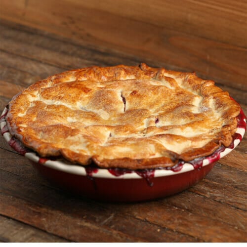 Mixed Berry Rhubarb Pie - The Salty Cooker – Flavorful, Simple Recipes ...