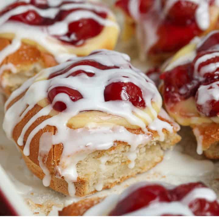 Cherry Cheesecake Danish Sliders - The Salty Cooker – Flavorful, Simple ...