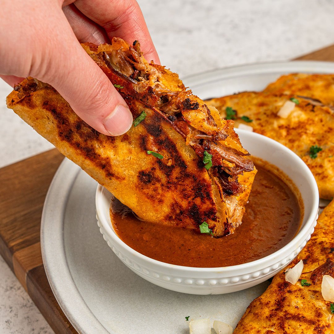 The Ultimate Pork Birria Tacos - The Salty Cooker – Flavorful, Simple ...