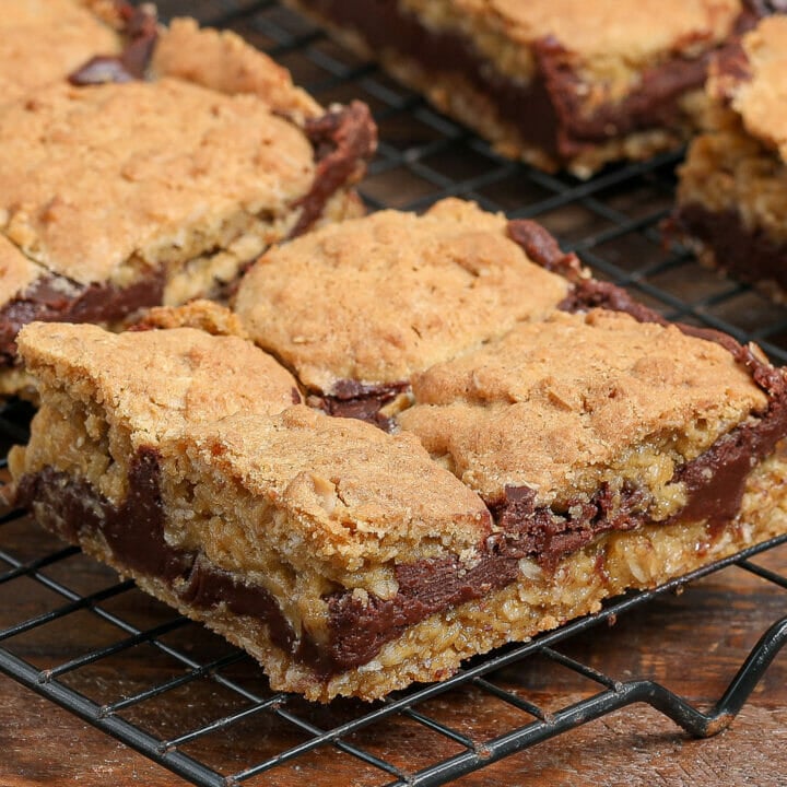 Chewy Oatmeal Chocolate Revel Bars
