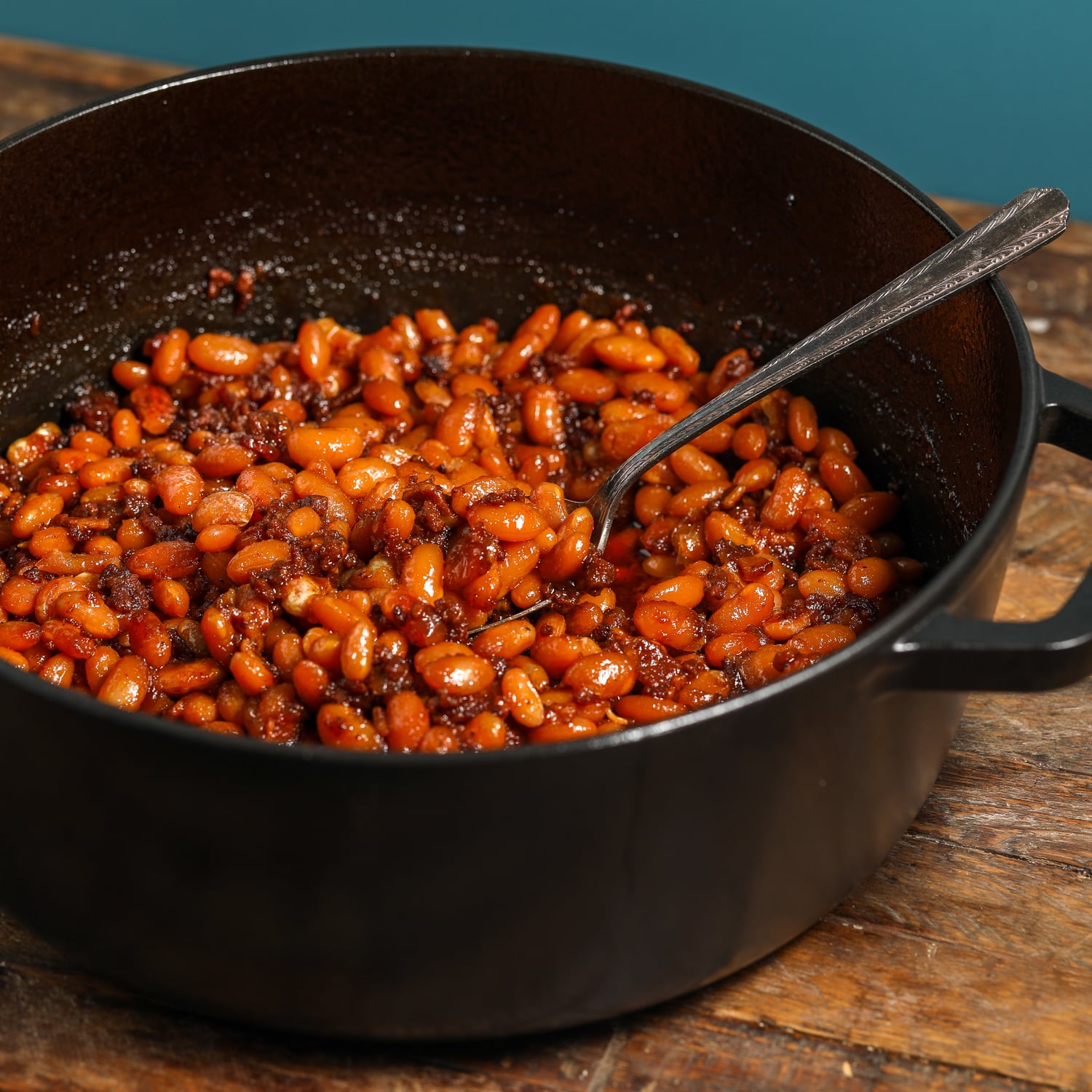 BBQ Baked Beans Recipe - The Salty Cooker – Flavorful, Simple Recipes ...