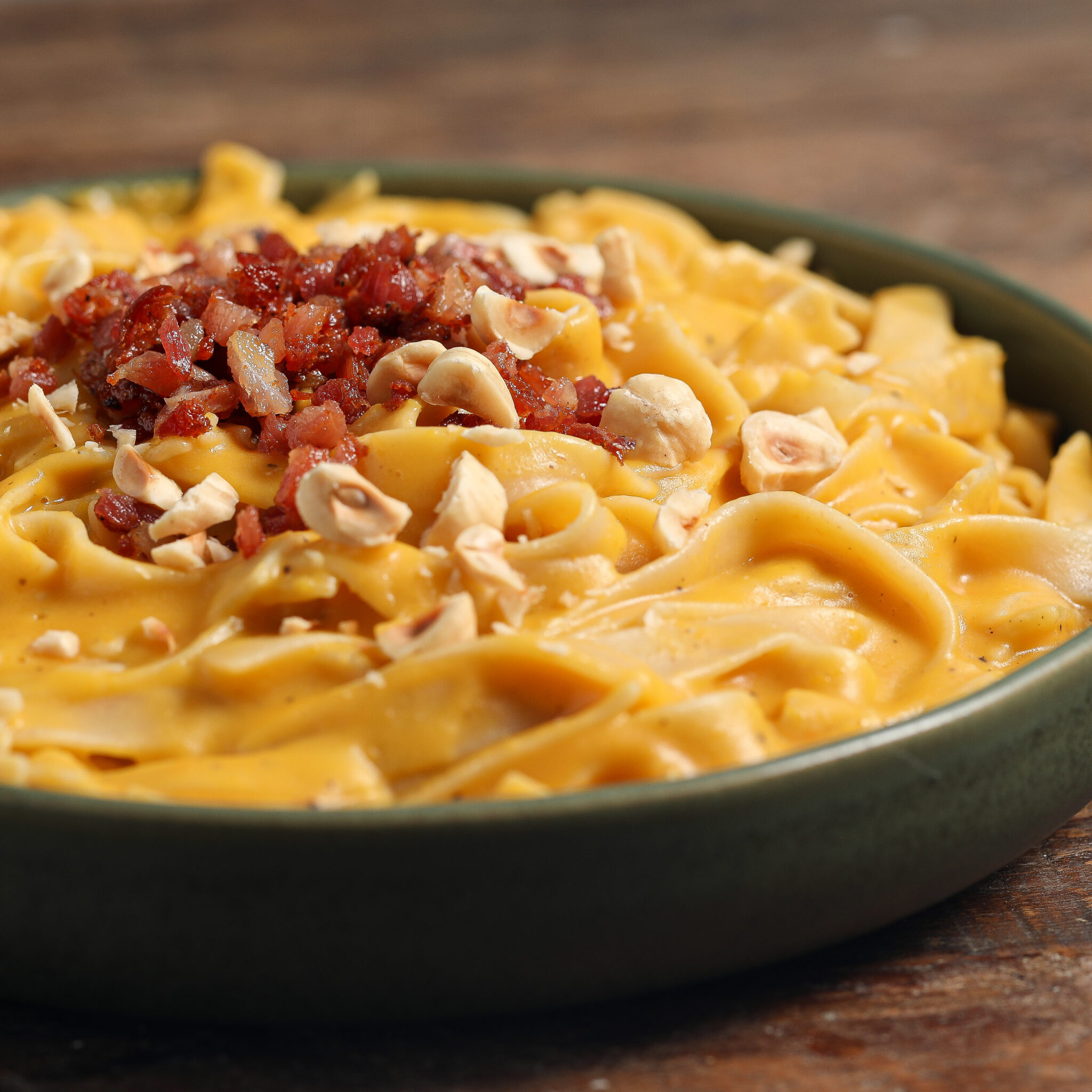 Creamy Butternut Squash Fettuccine with Pancetta - The Salty Cooker ...
