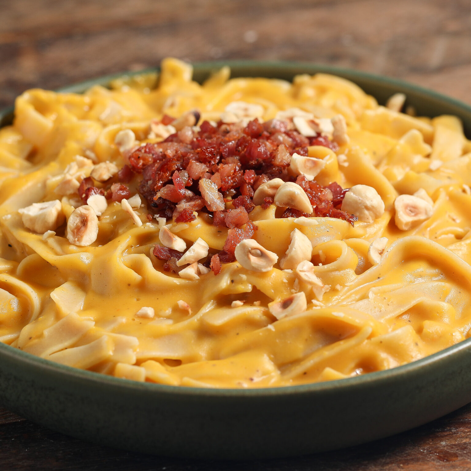 Creamy Butternut Squash Fettuccine with Pancetta - The Salty Cooker ...