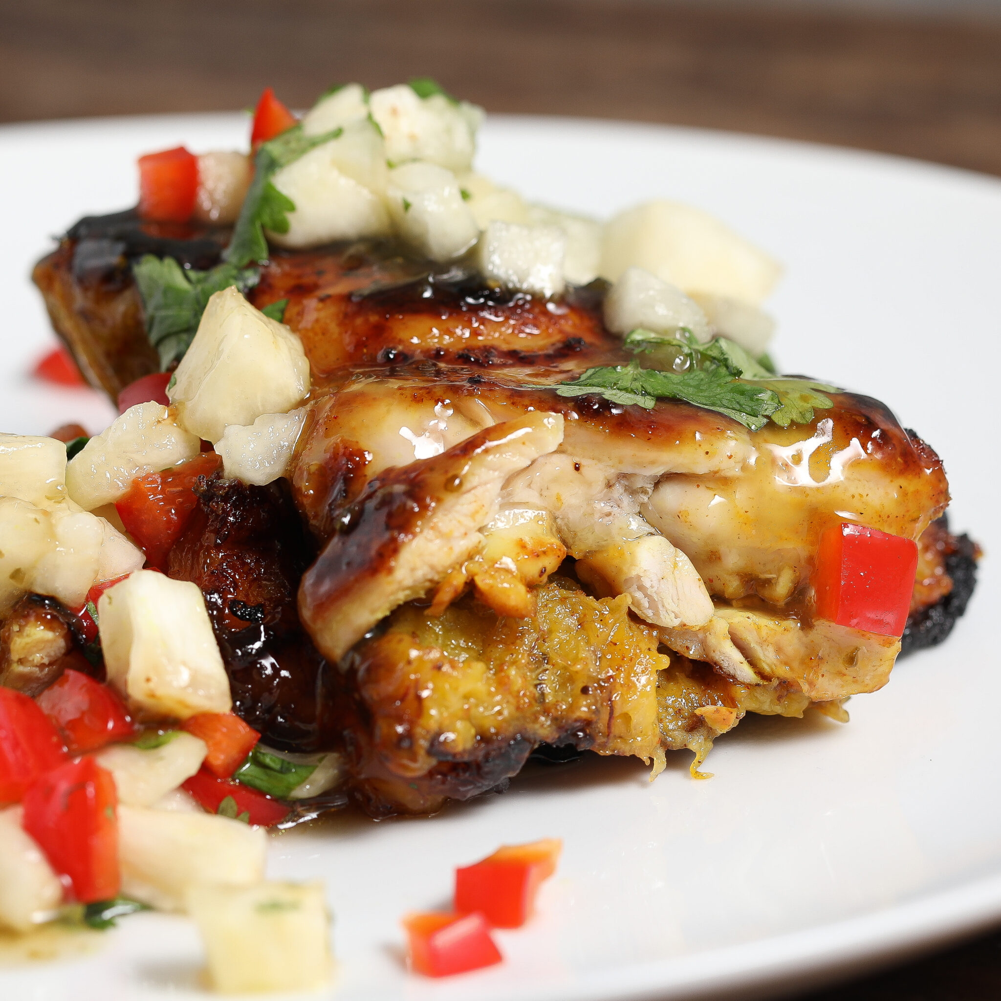 Sweet n Spicy Chicken Plantain Sandwich - The Salty Cooker – Flavorful ...