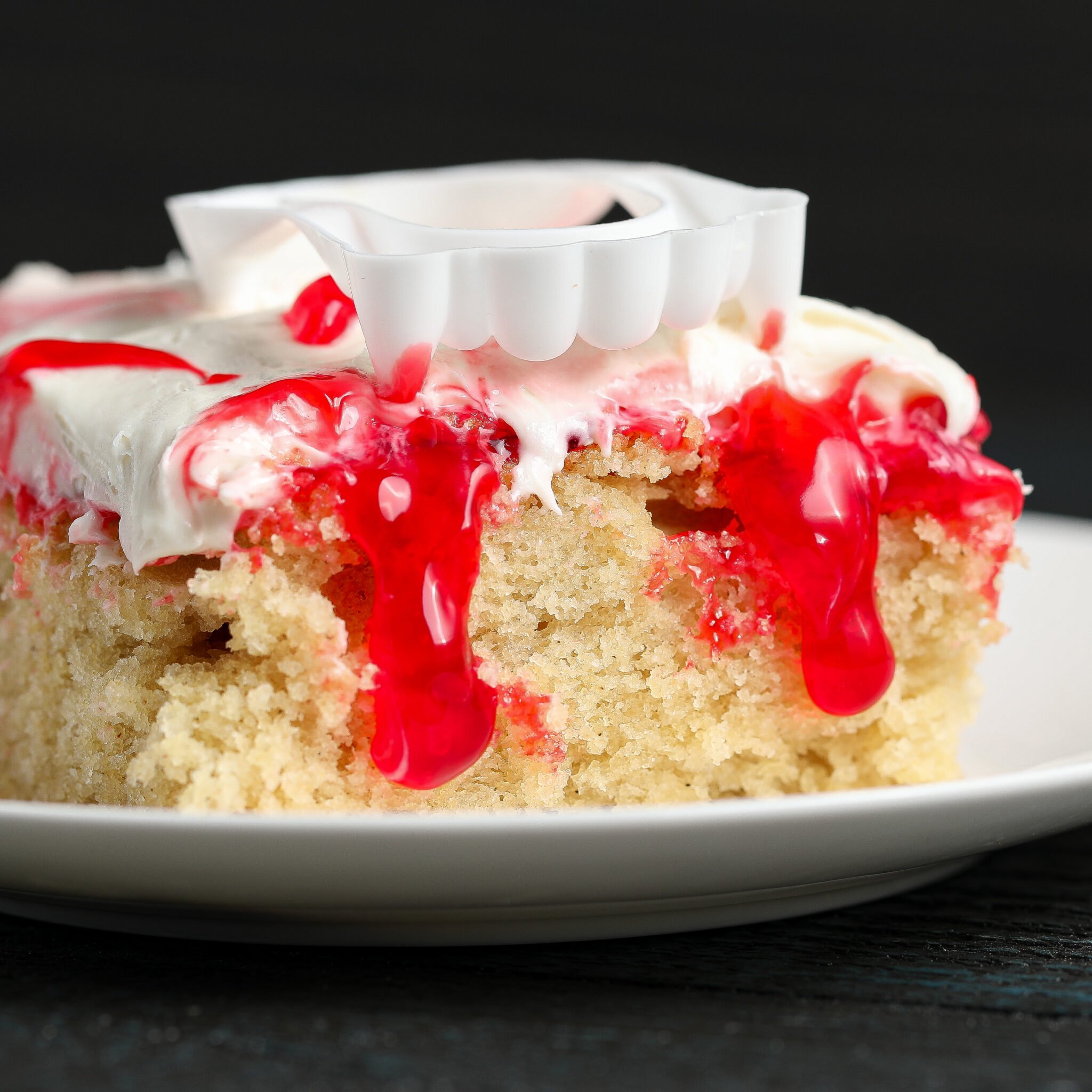 Vampire Poke Cake - The Salty Cooker – Flavorful, Simple Recipes for ...