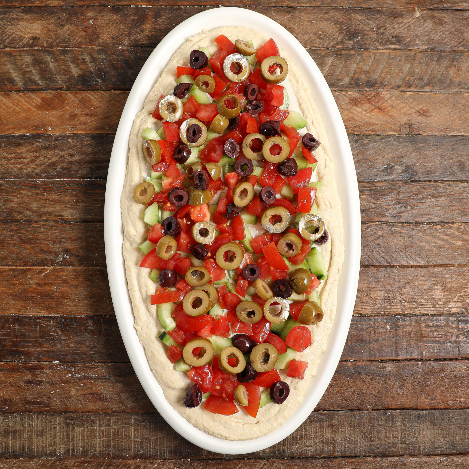 7-Layer Greek Dip Recipe - The Salty Cooker – Flavorful, Simple Recipes ...
