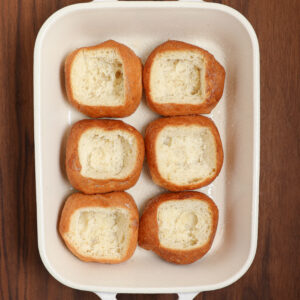 Mini Boston Cream Pie Sliders with Custard