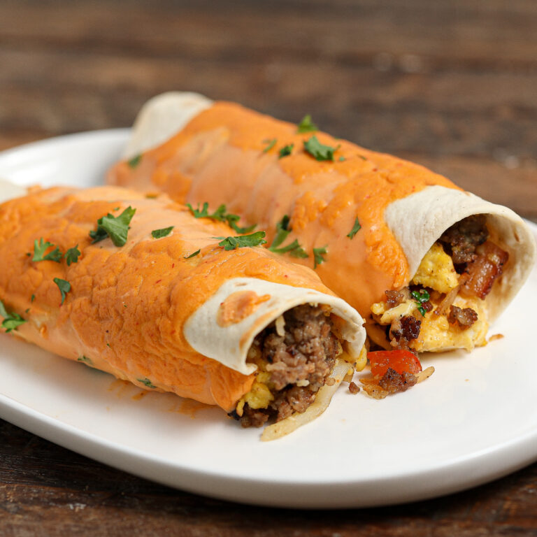 Breakfast Enchiladas - The Salty Cooker – Flavorful, Simple Recipes for ...
