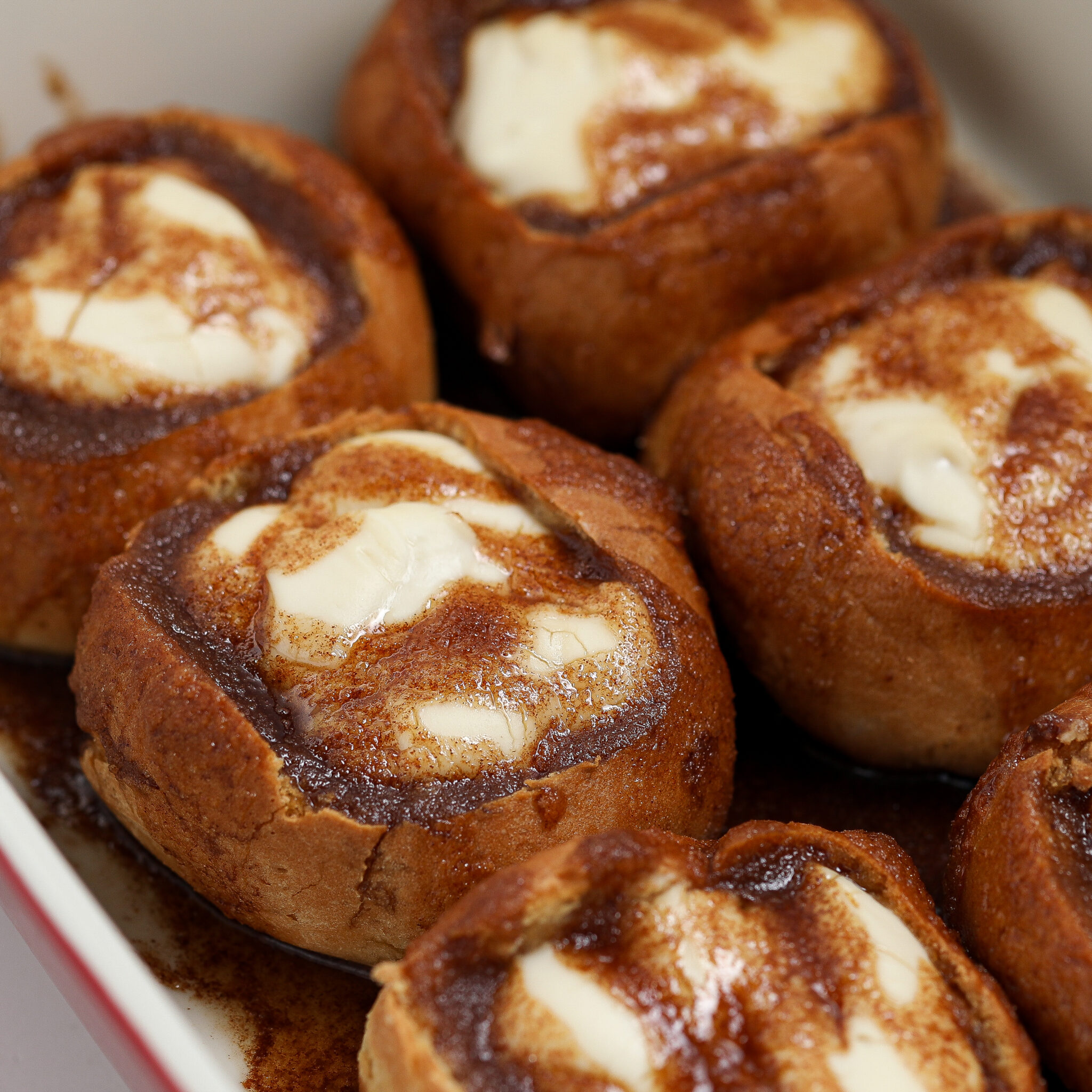 Cinnamon Roll Cheesecake Sliders Recipe - The Salty Cooker