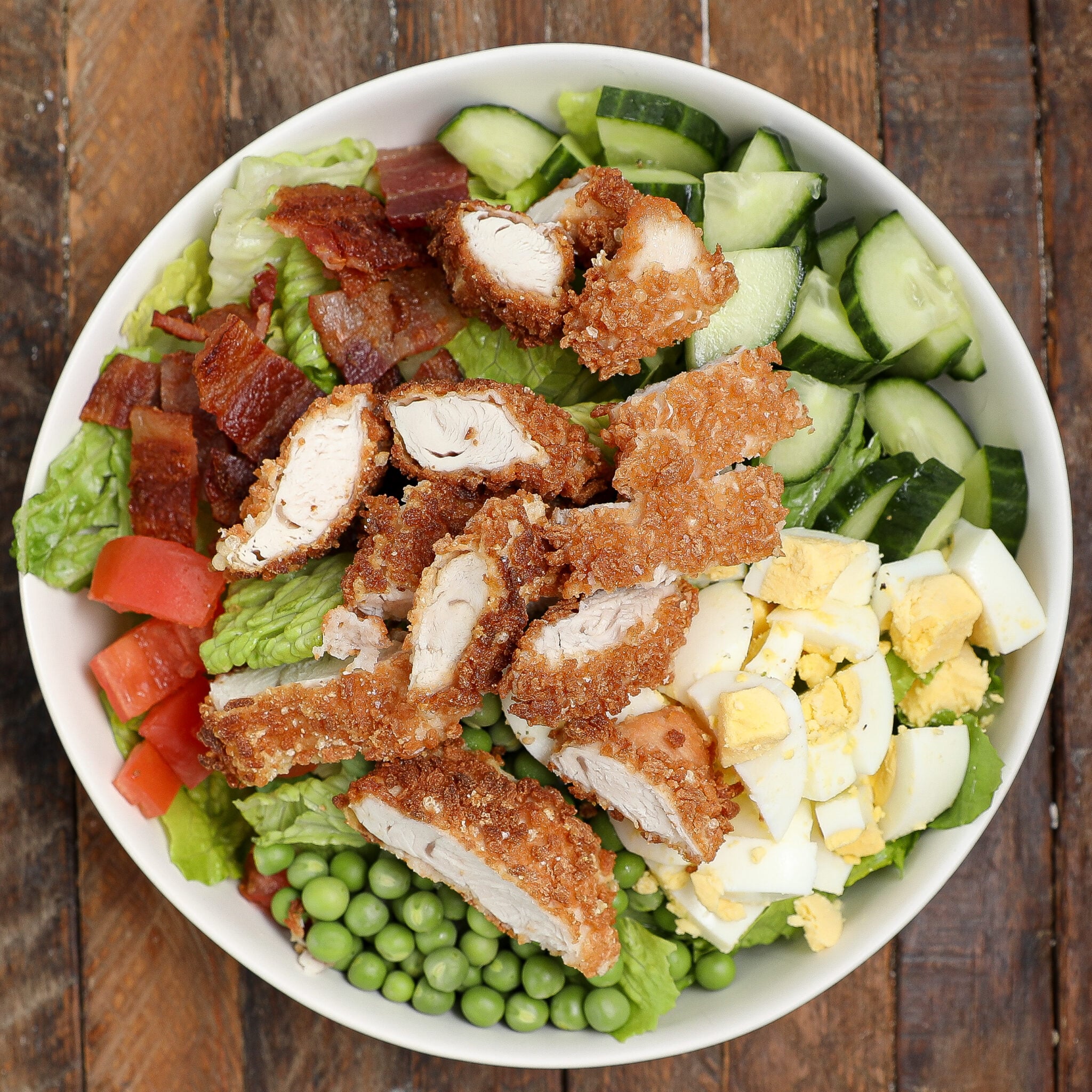 Fried Chicken Salad The Salty Cooker Flavorful Simple Recipes For