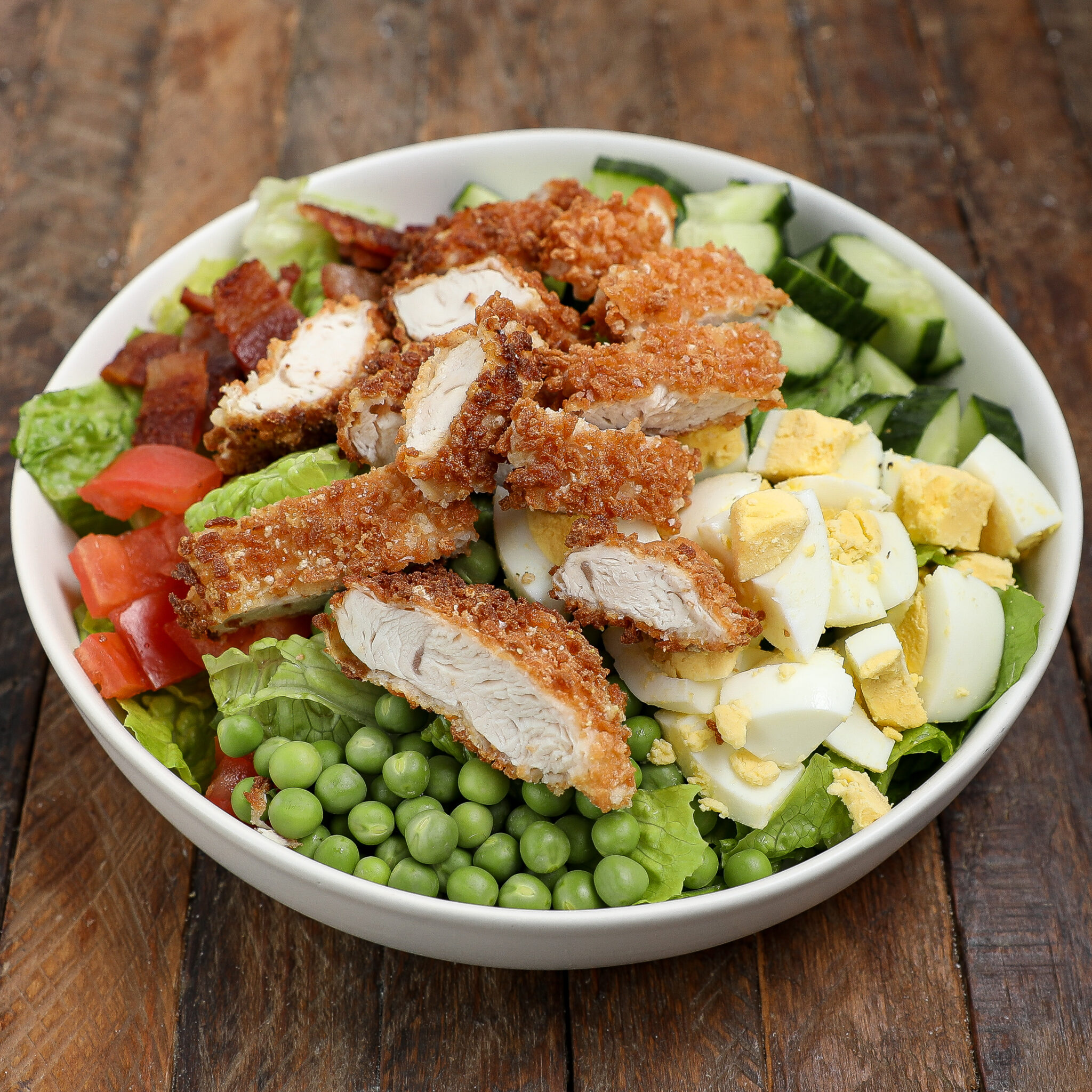 Fried Chicken Salad - The Salty Cooker – Flavorful, Simple Recipes for ...
