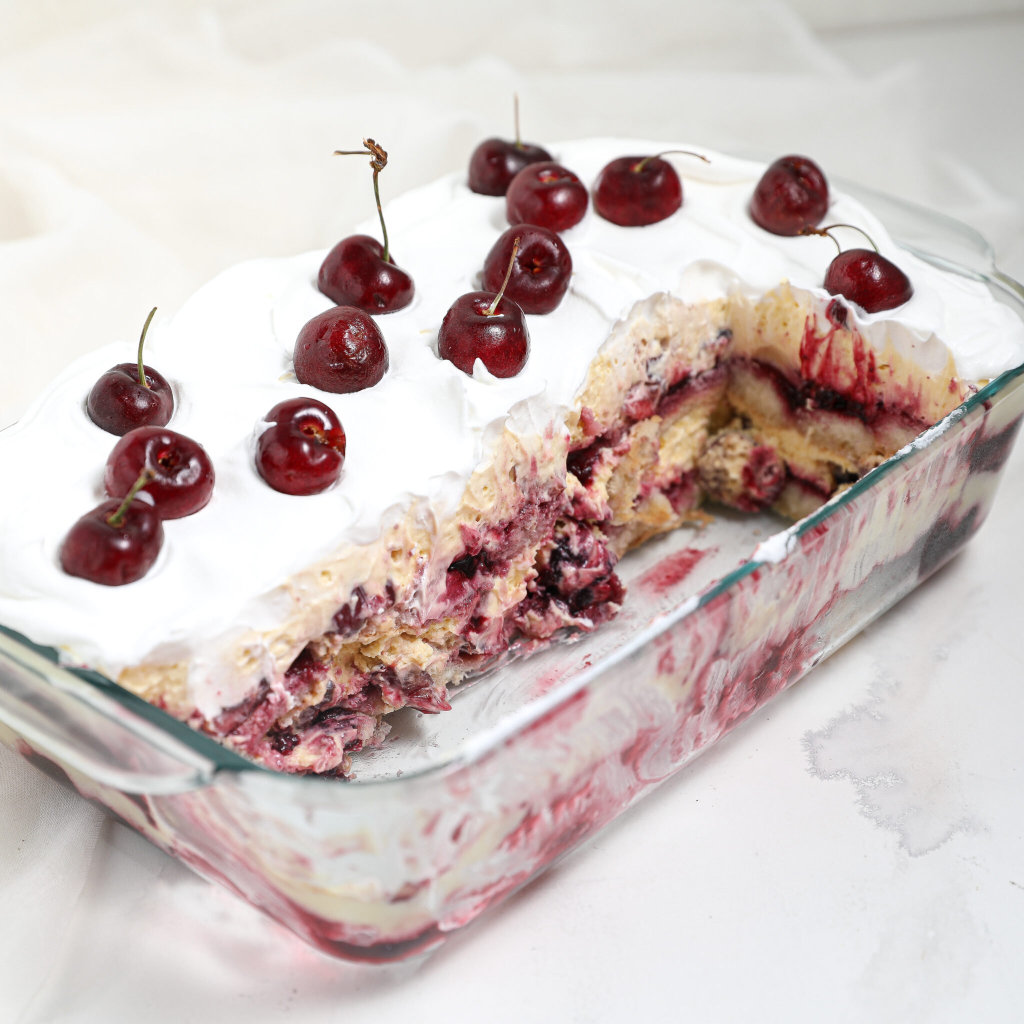 Cherries Jubilee Tiramisu - The Salty Cooker – Flavorful, Simple Recipes for Everyday Cooking