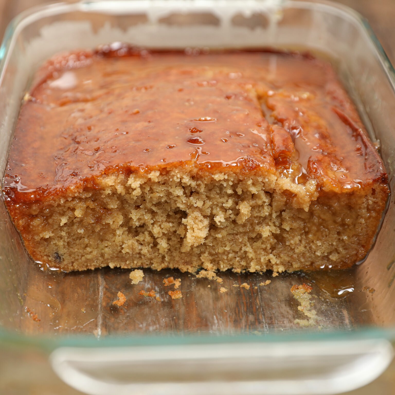 Sticky Banana Bread Pudding Cake The Salty Cooker