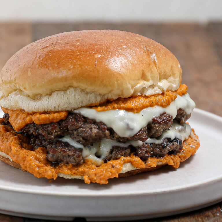 Spanish Romesco Burgers - The Salty Cooker – Flavorful, Simple Recipes ...