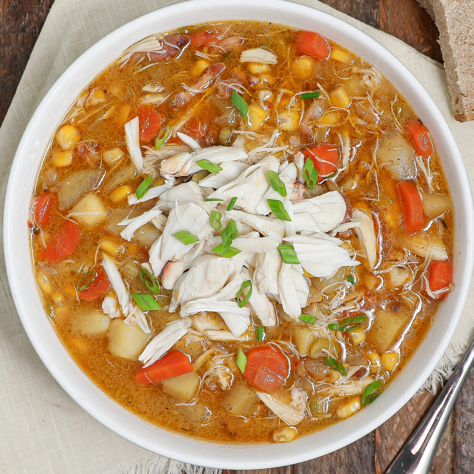 Cajun Crab Corn Chowder - The Salty Cooker – Flavorful, Simple Recipes ...
