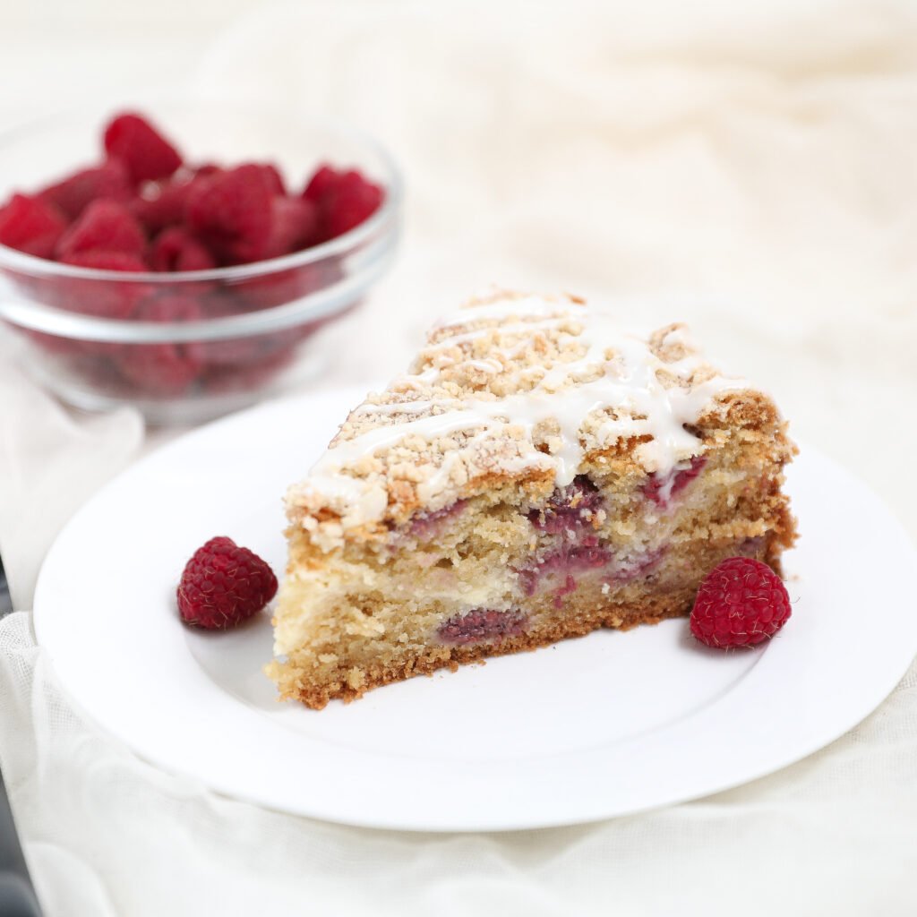 Lemon Raspberry Coffee Cake with Cream Cheese - The Salty Cooker ...