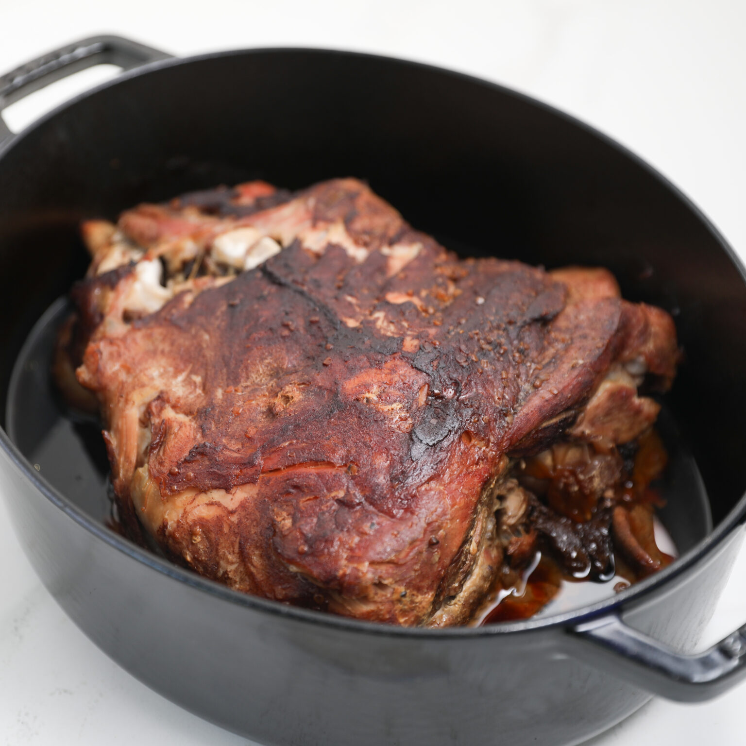 Smoked Pulled Picnic Ham - The Salty Cooker – Flavorful, Simple Recipes ...