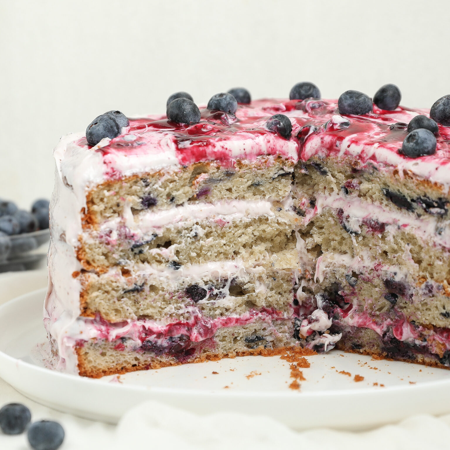 Blueberry Cake Recipe - The Salty Cooker – Flavorful, Simple Recipes ...