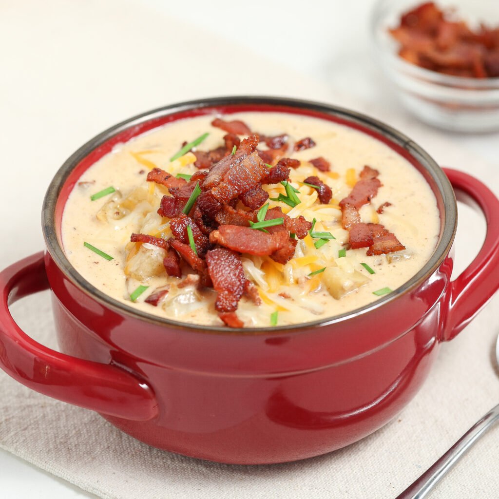 Creamy Bacon Chowder with Pork - The Salty Cooker – Flavorful, Simple ...