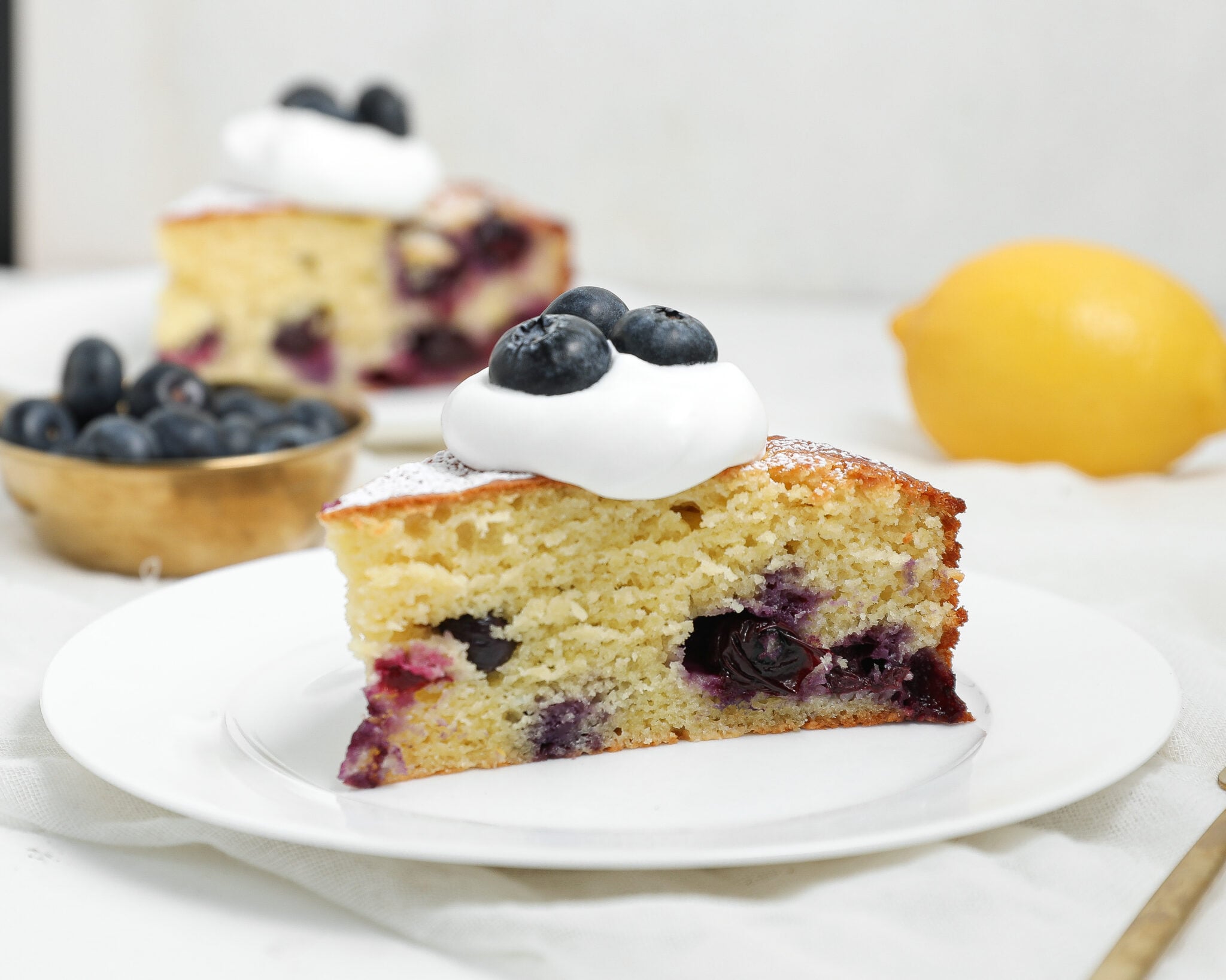 Lemon Blueberry Yogurt Cake (Soft, Bright, And So Snackable) - The ...